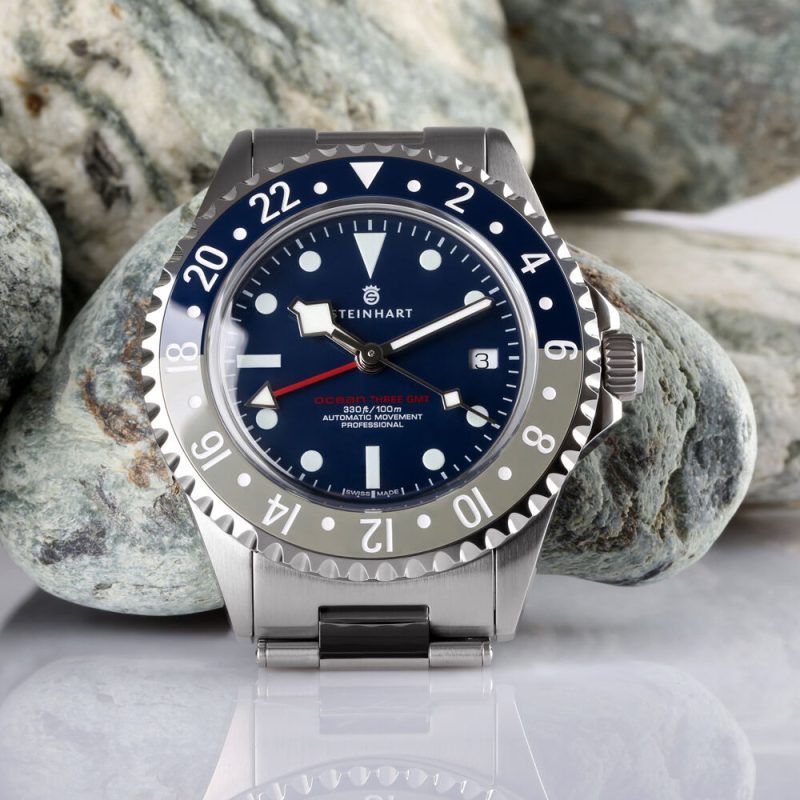 Ocean 3 GMT Blue-Grey ceramic – WatchKzy.com
